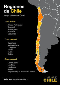 Las Regiones de Chile: Info con mapa, orden y capitales 2025